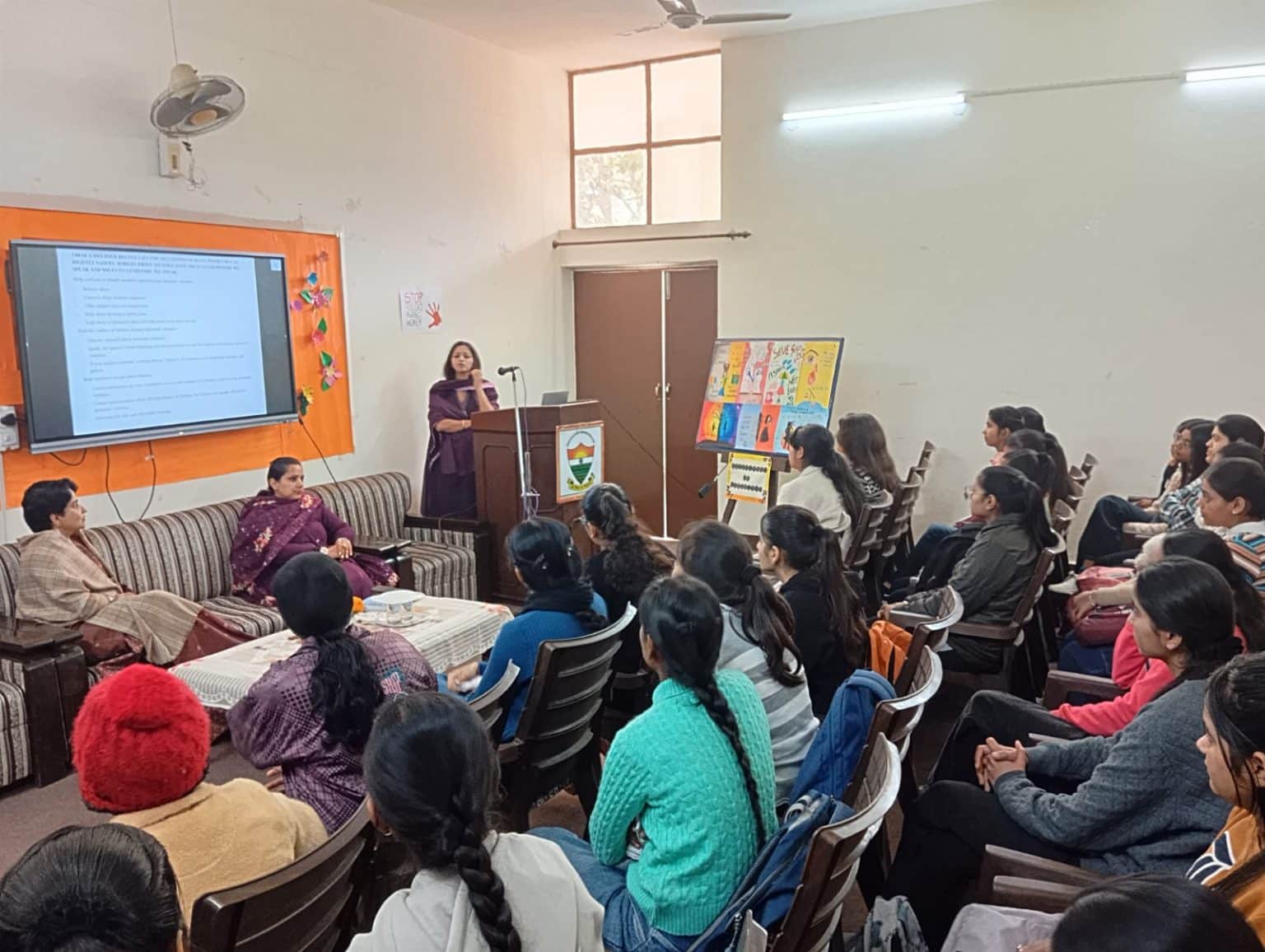Extension Lecture organised in Arya College Girls Section. - Arya ...