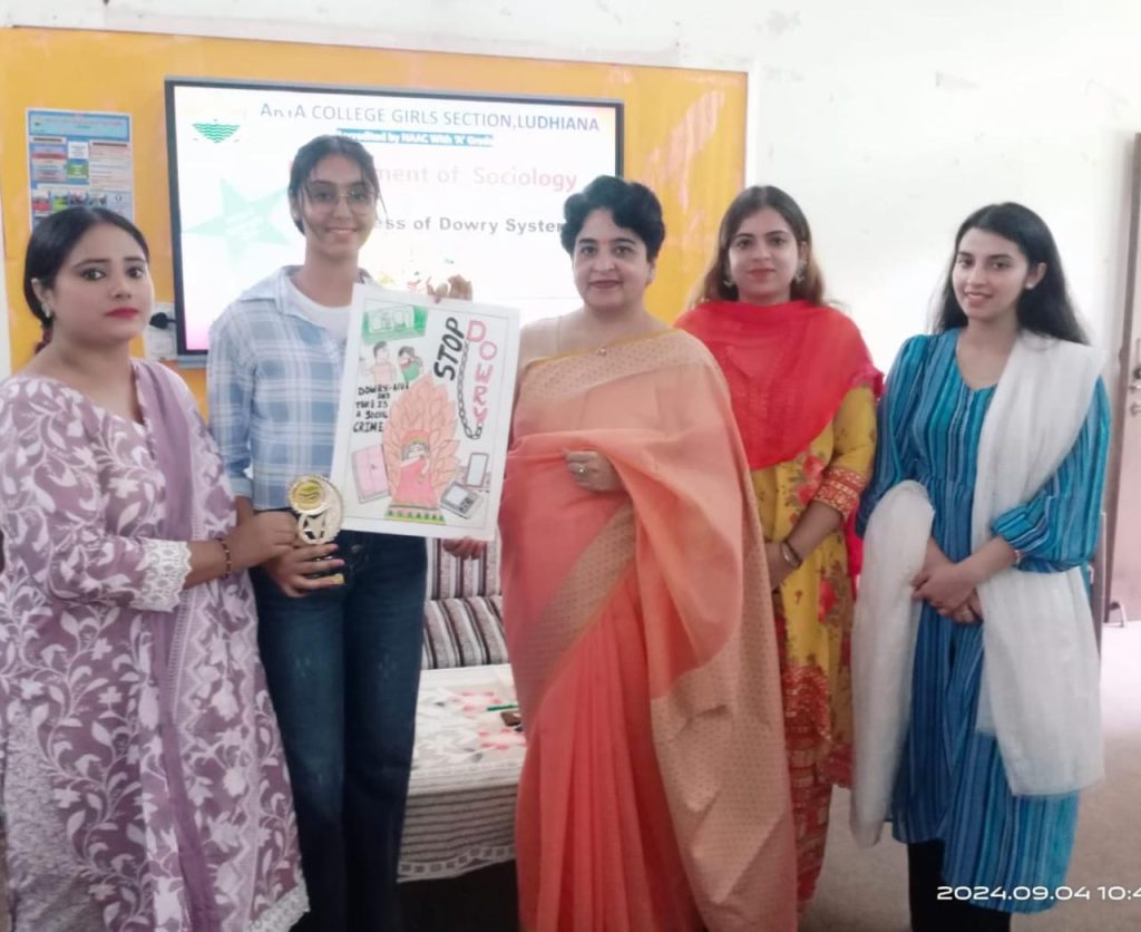 Awareness Programme against Dowry organized in Arya College Girls ...
